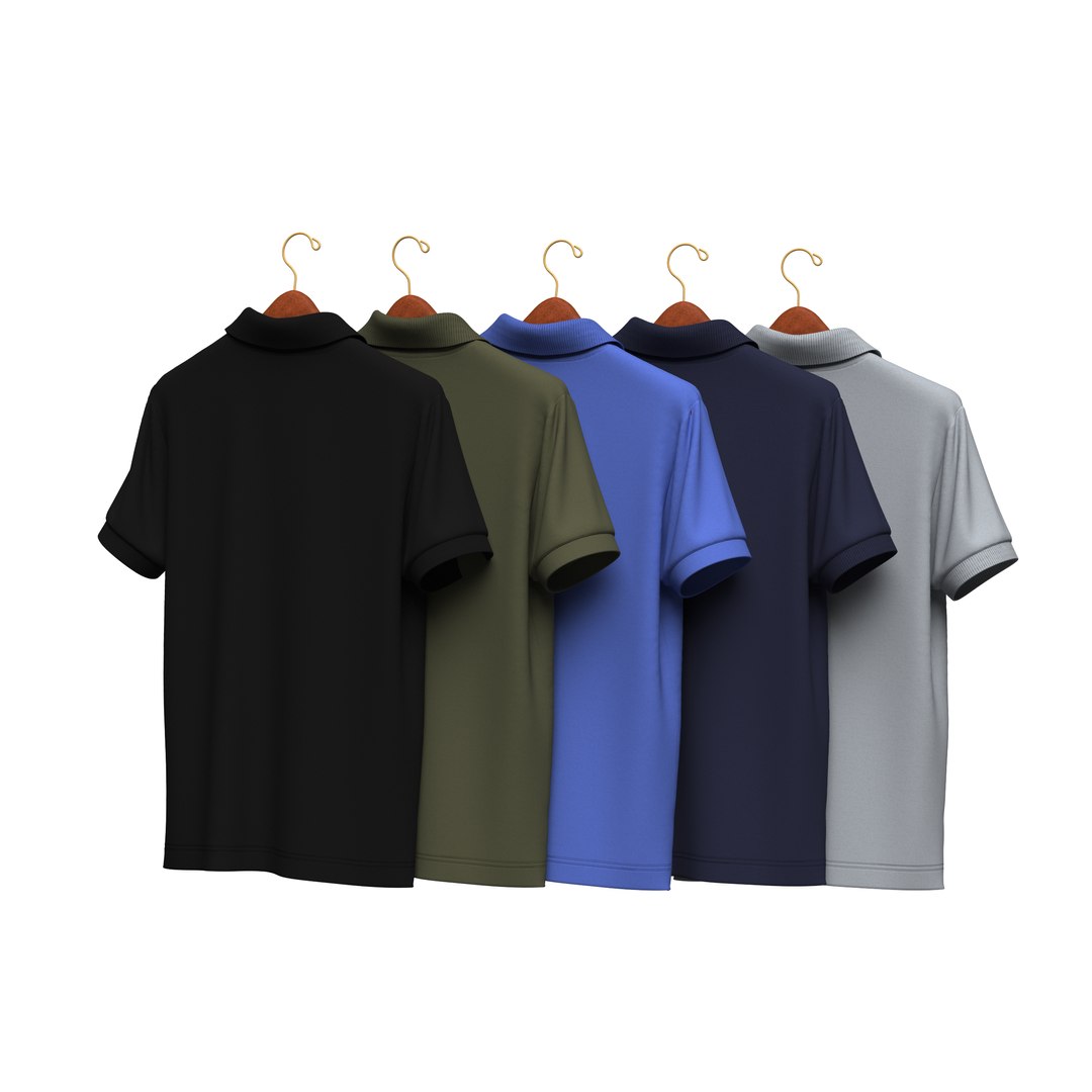 Polos On Hanger 3D Model 3D - TurboSquid 2278803