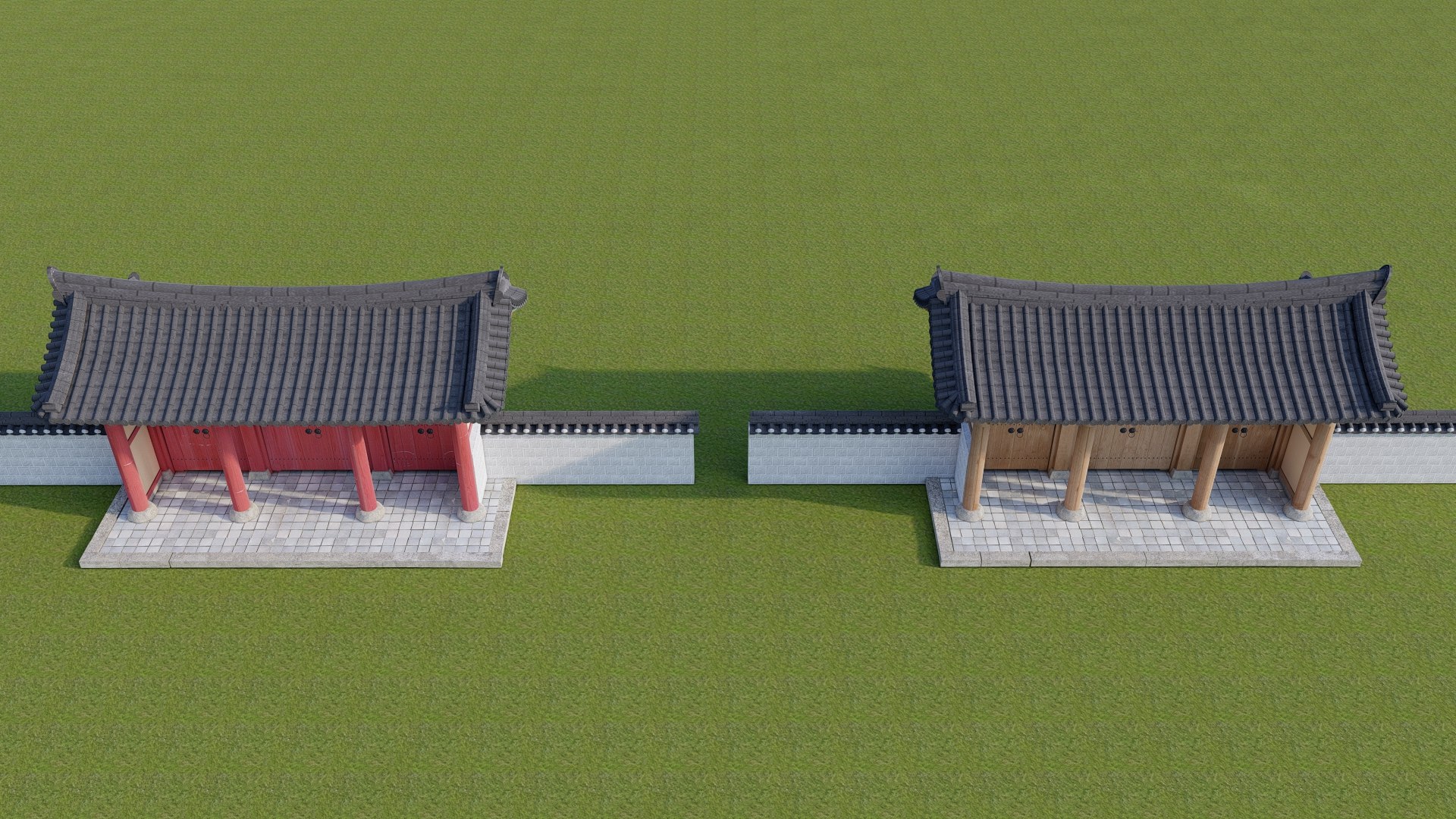 3D Korea House Gate Pyengdemun Model - TurboSquid 2019937
