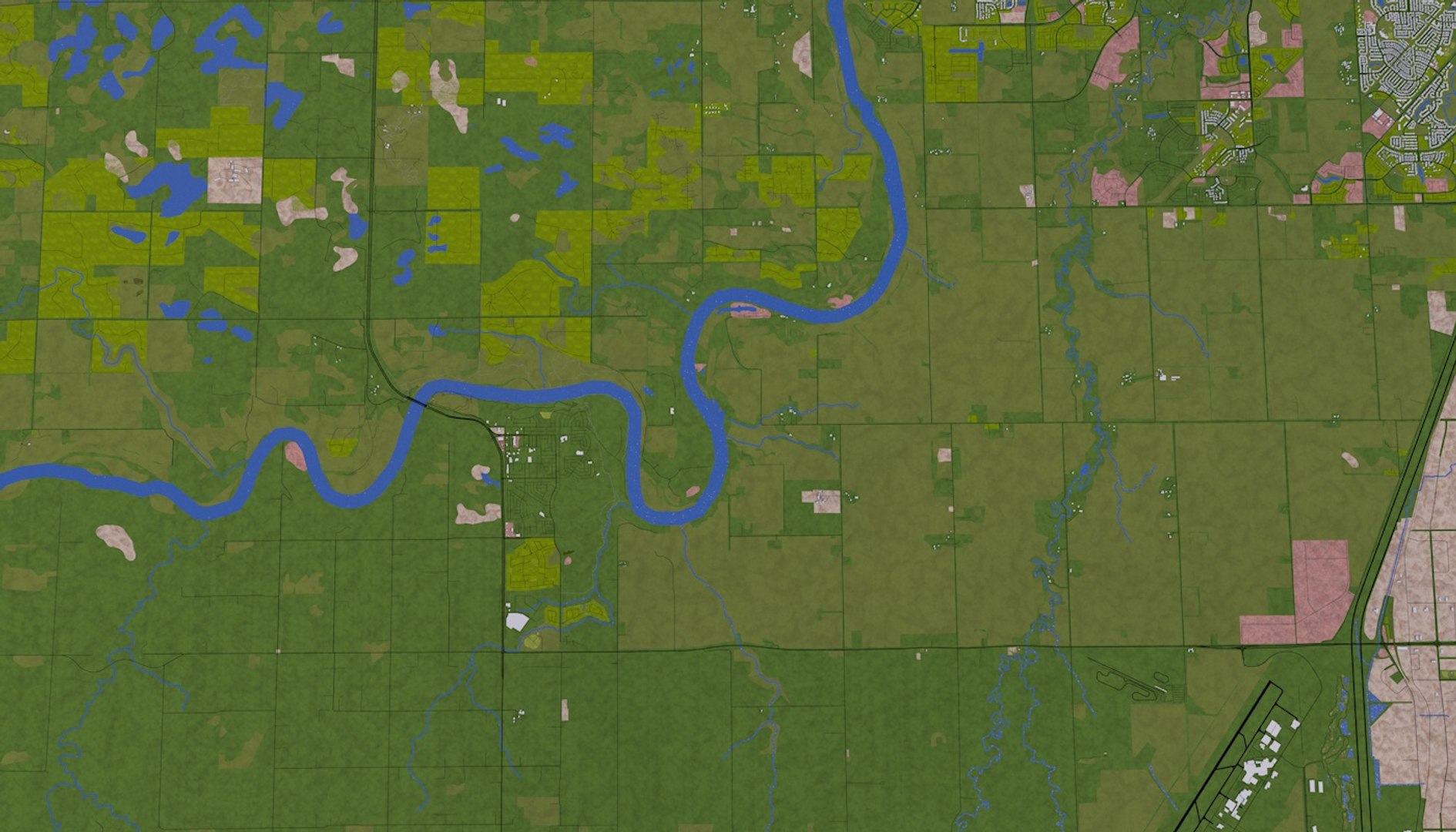 Edmonton roads mapping 3D model - TurboSquid 1460049