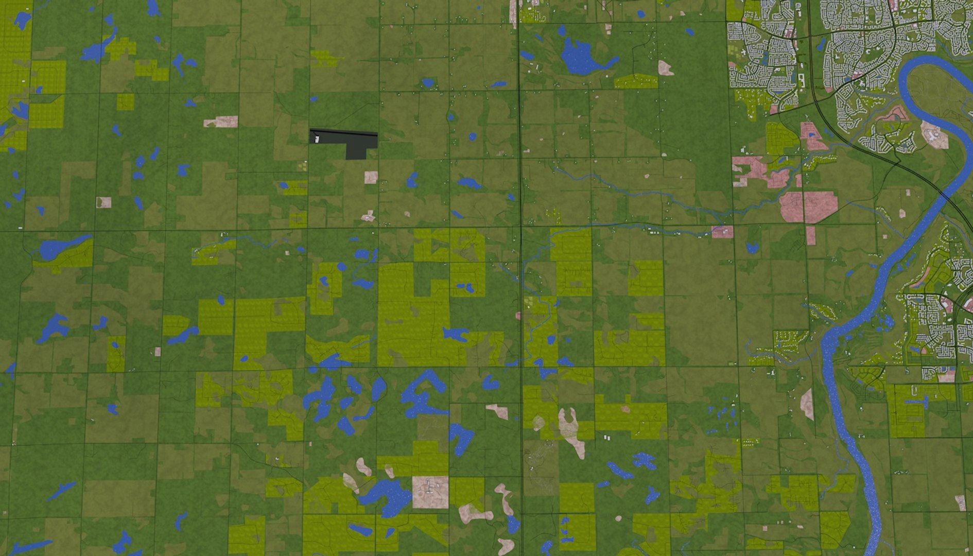 Edmonton roads mapping 3D model - TurboSquid 1460049
