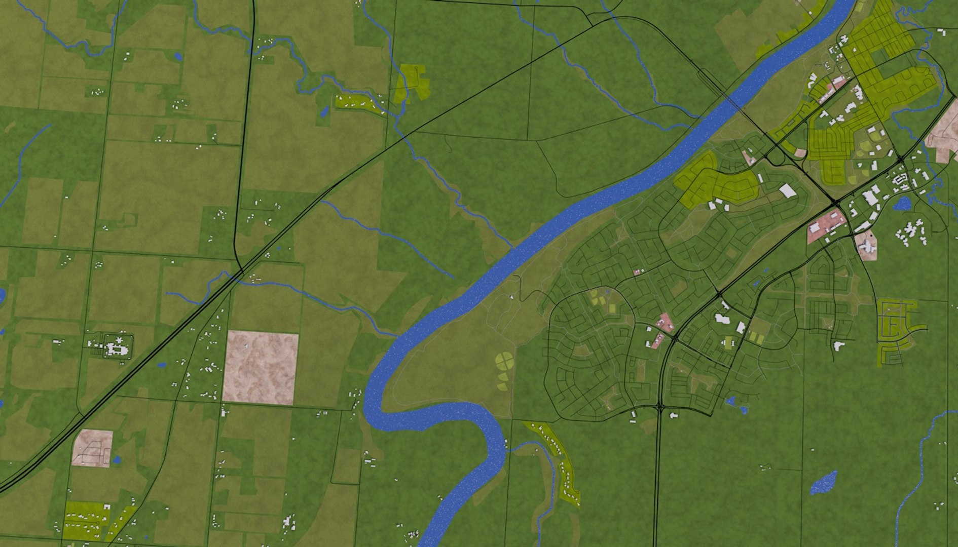 Edmonton roads mapping 3D model - TurboSquid 1460049