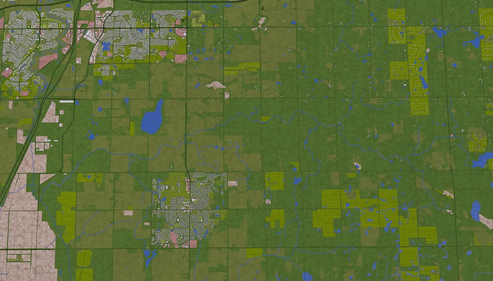 Edmonton roads mapping 3D model - TurboSquid 1460049