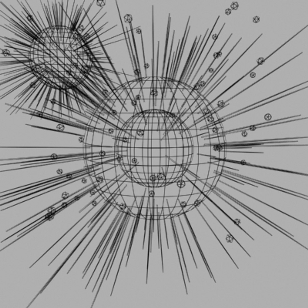 Actinophrys Protozoan 3d Max