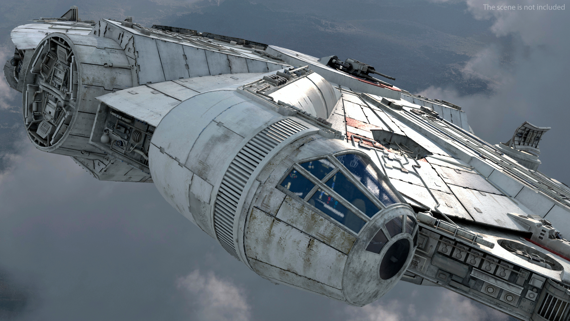 3D Millennium Falcon Spacecraft - TurboSquid 1918489