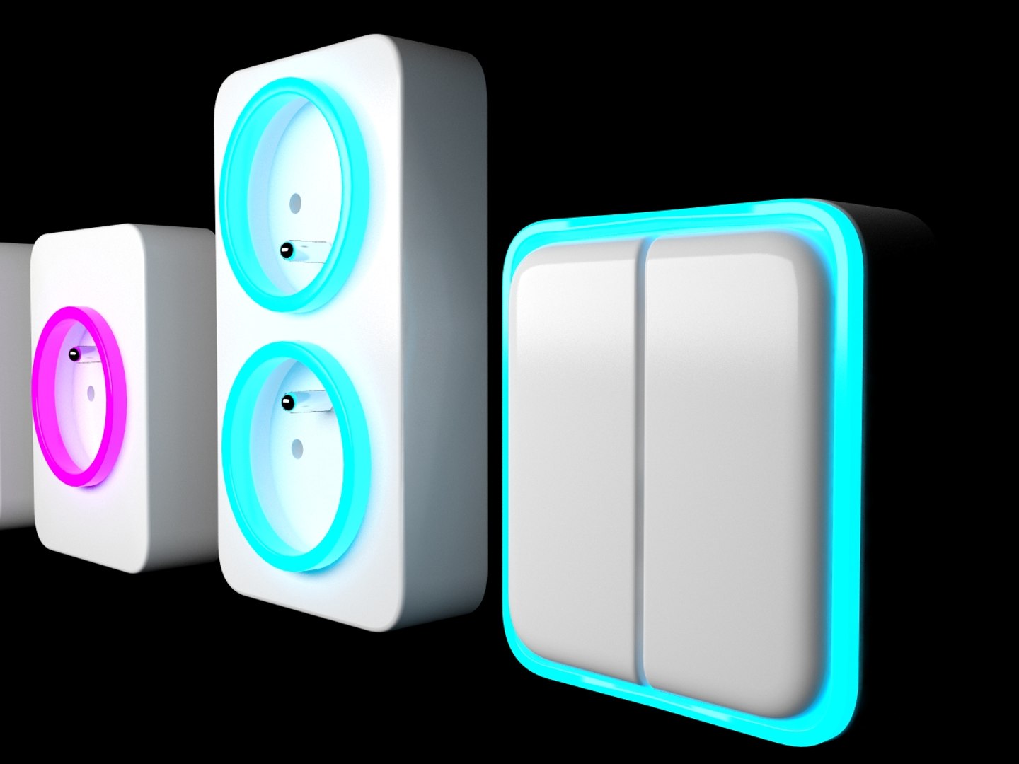 free obj mode electrical socket design