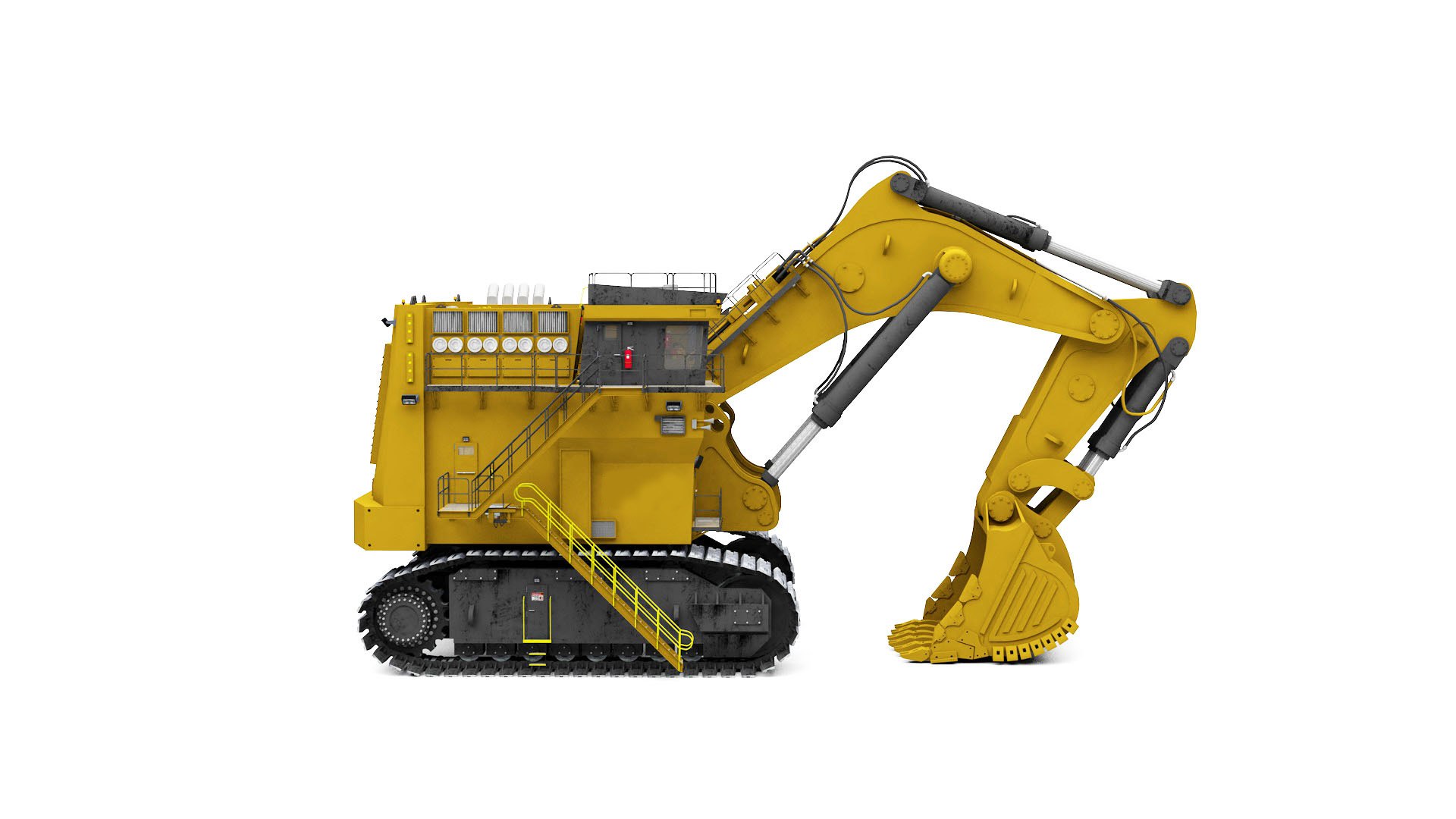 3D Shovel Excavator Model - TurboSquid 2105623
