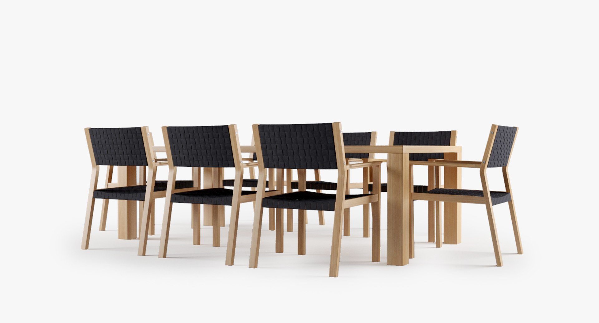3d Maze Dining Chair Teak
