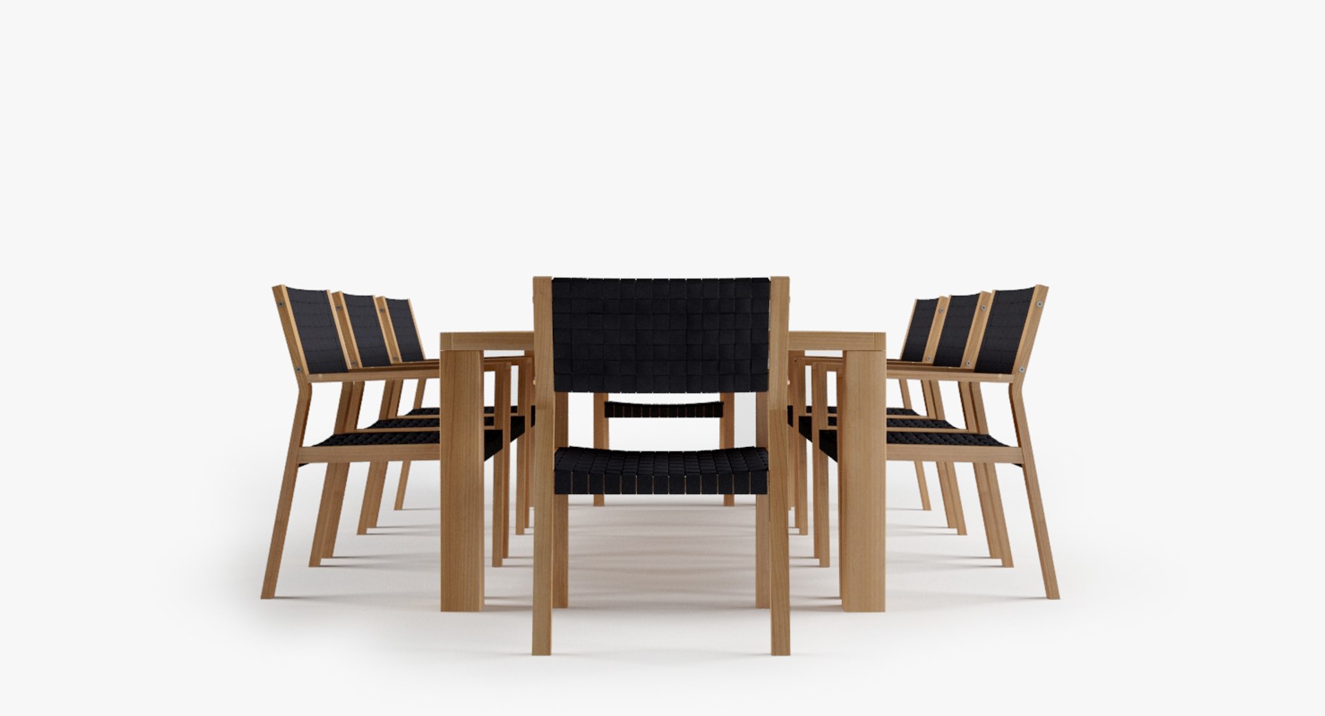 3d Maze Dining Chair Teak