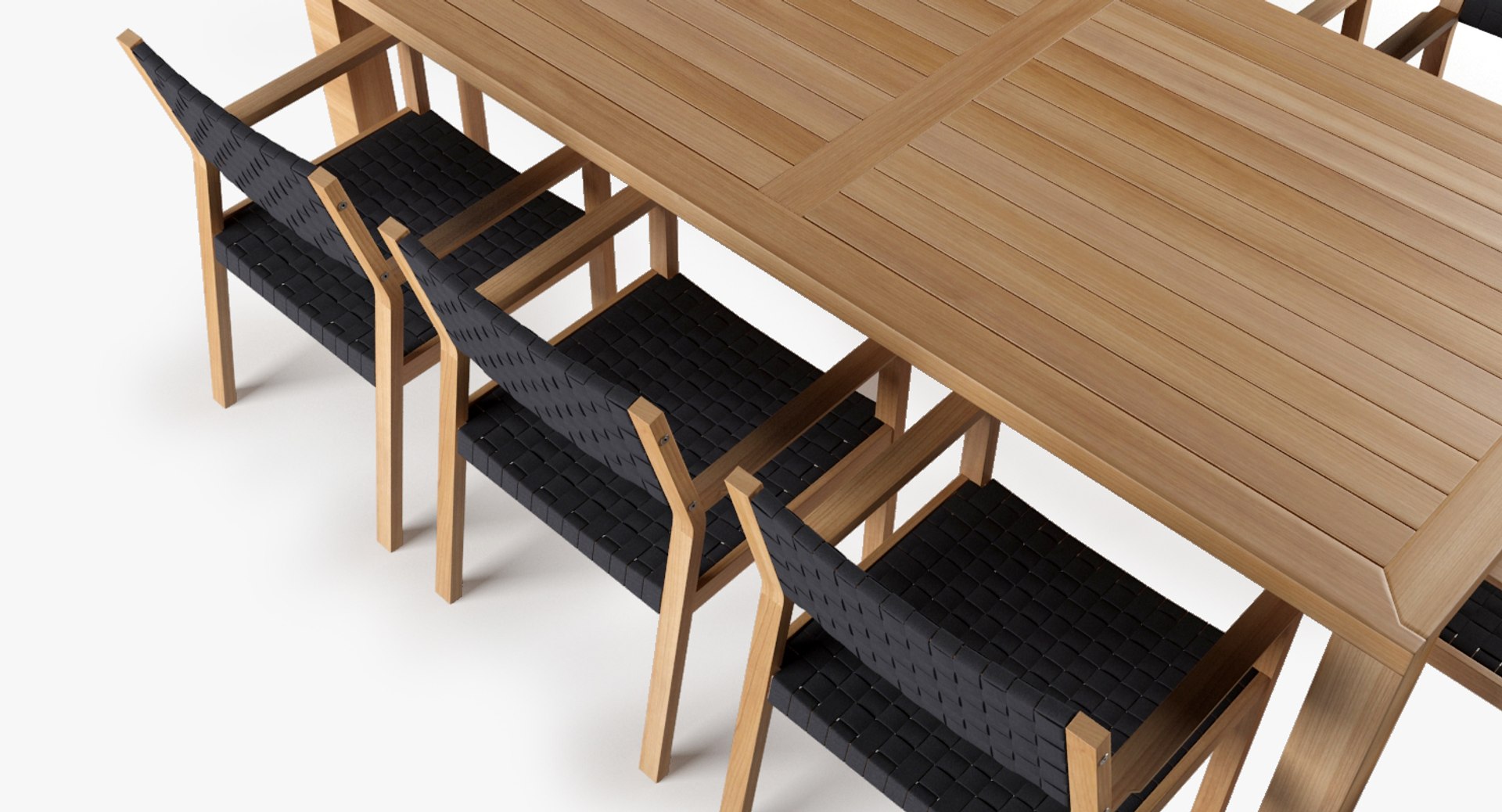 3d Maze Dining Chair Teak