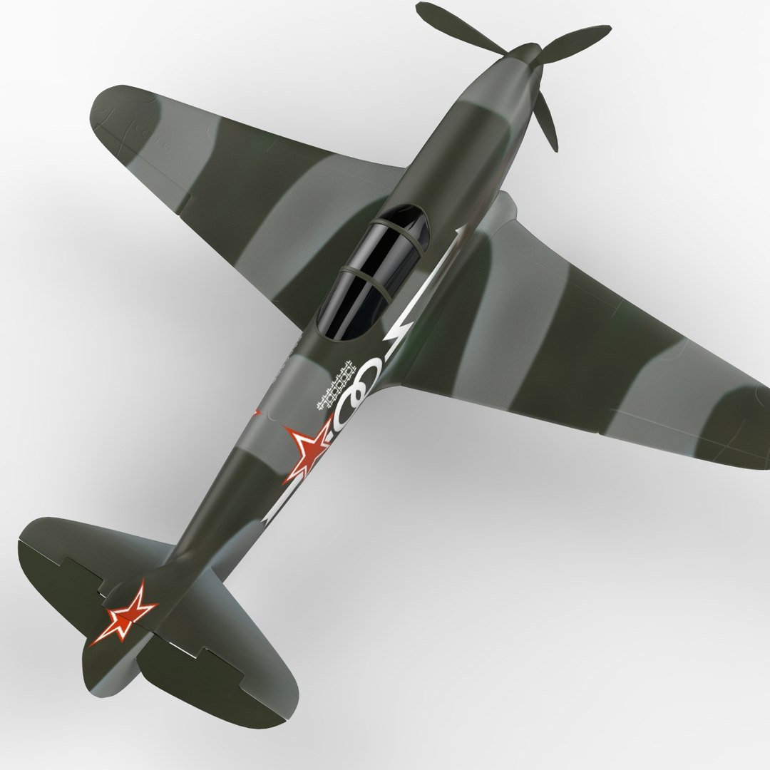 Yak-3 Yakovlev 3d Model