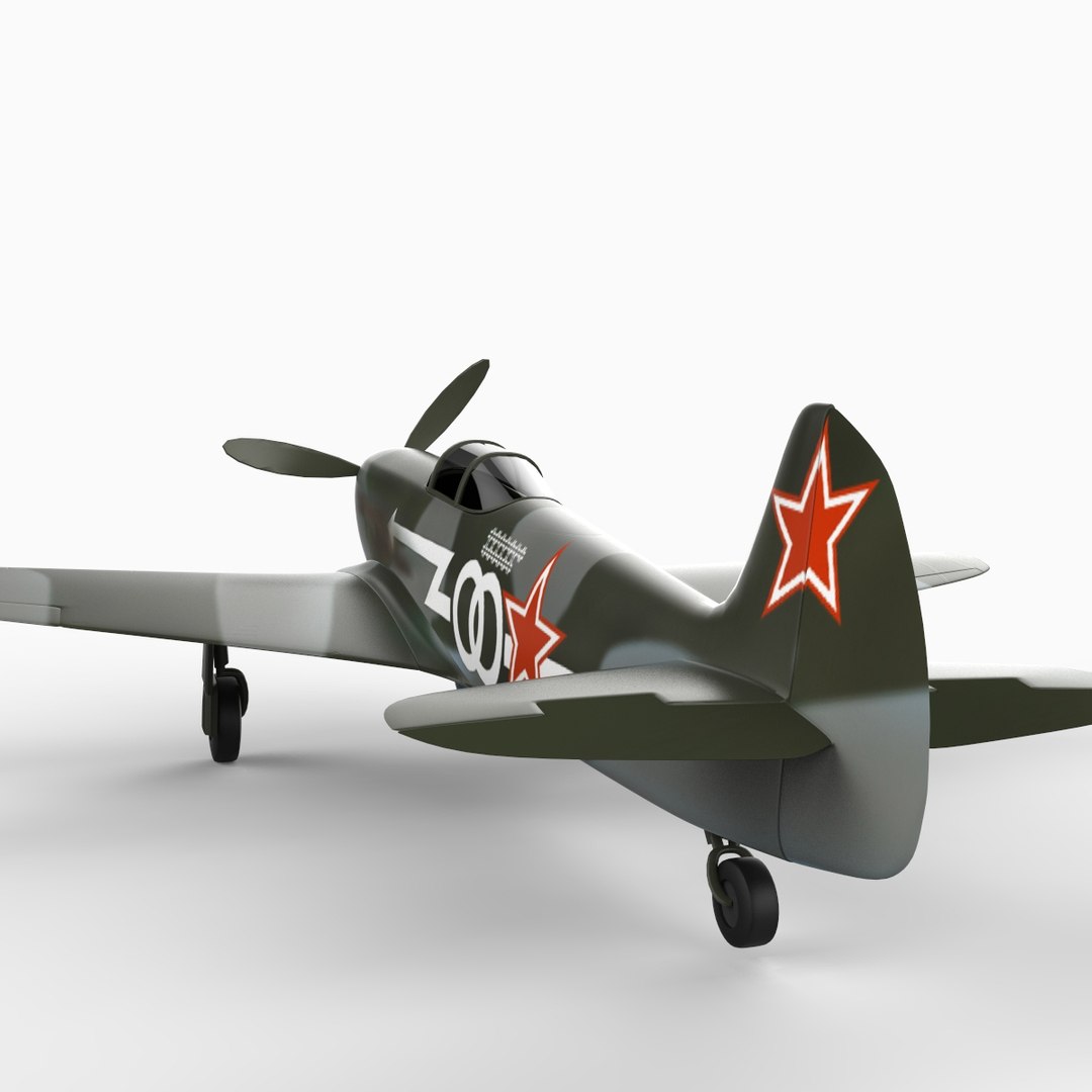 Yak-3 Yakovlev 3d Model