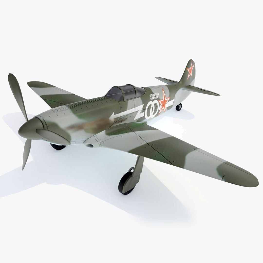 Yak-3 Yakovlev 3d Model