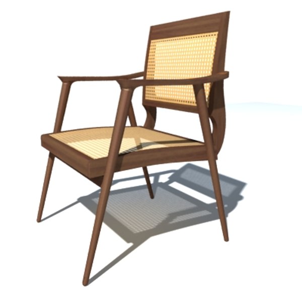 3d model gloster axis chair table