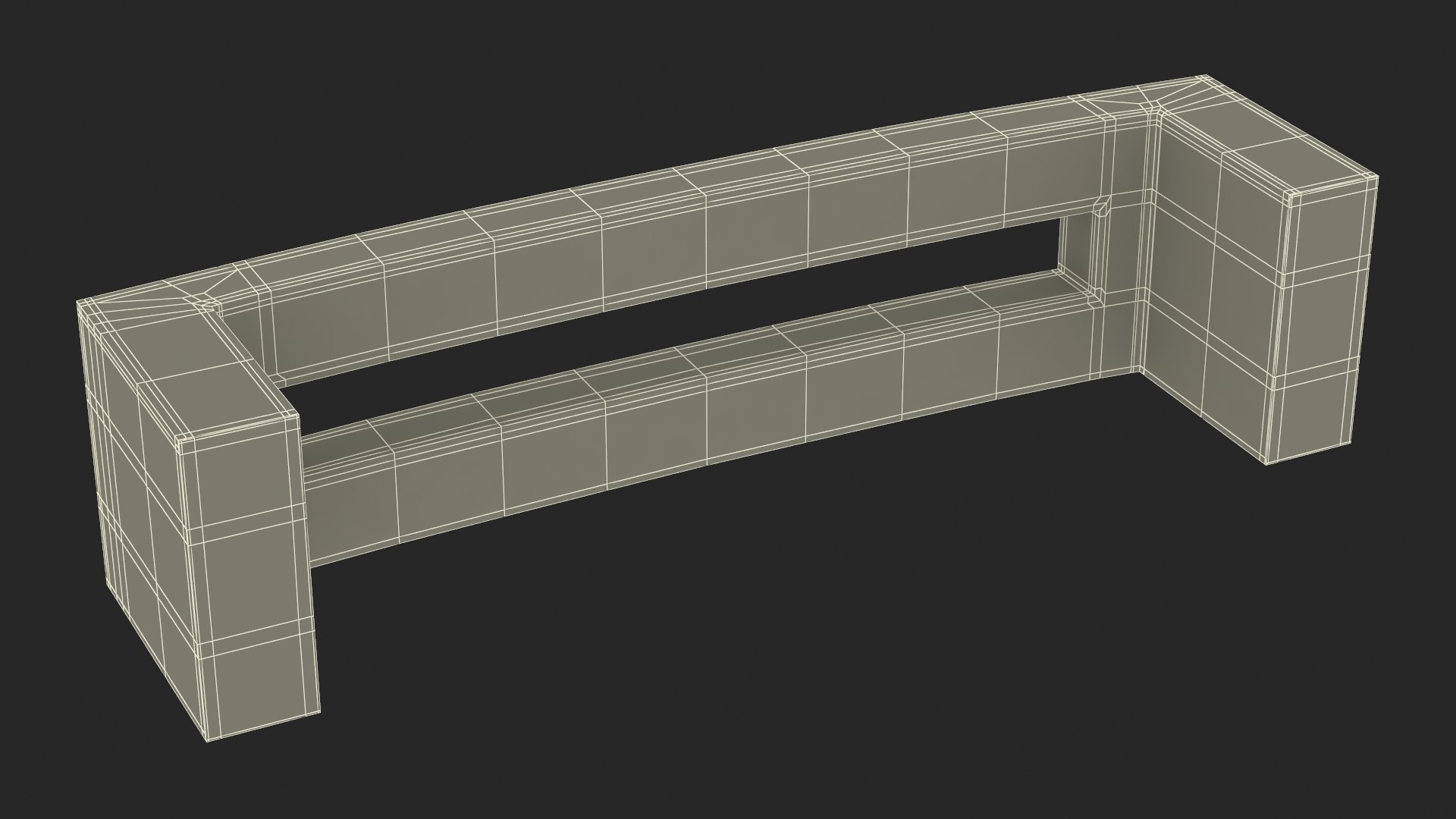 3D Kitchen Cabinet Handle Flat Bronze - TurboSquid 2220870