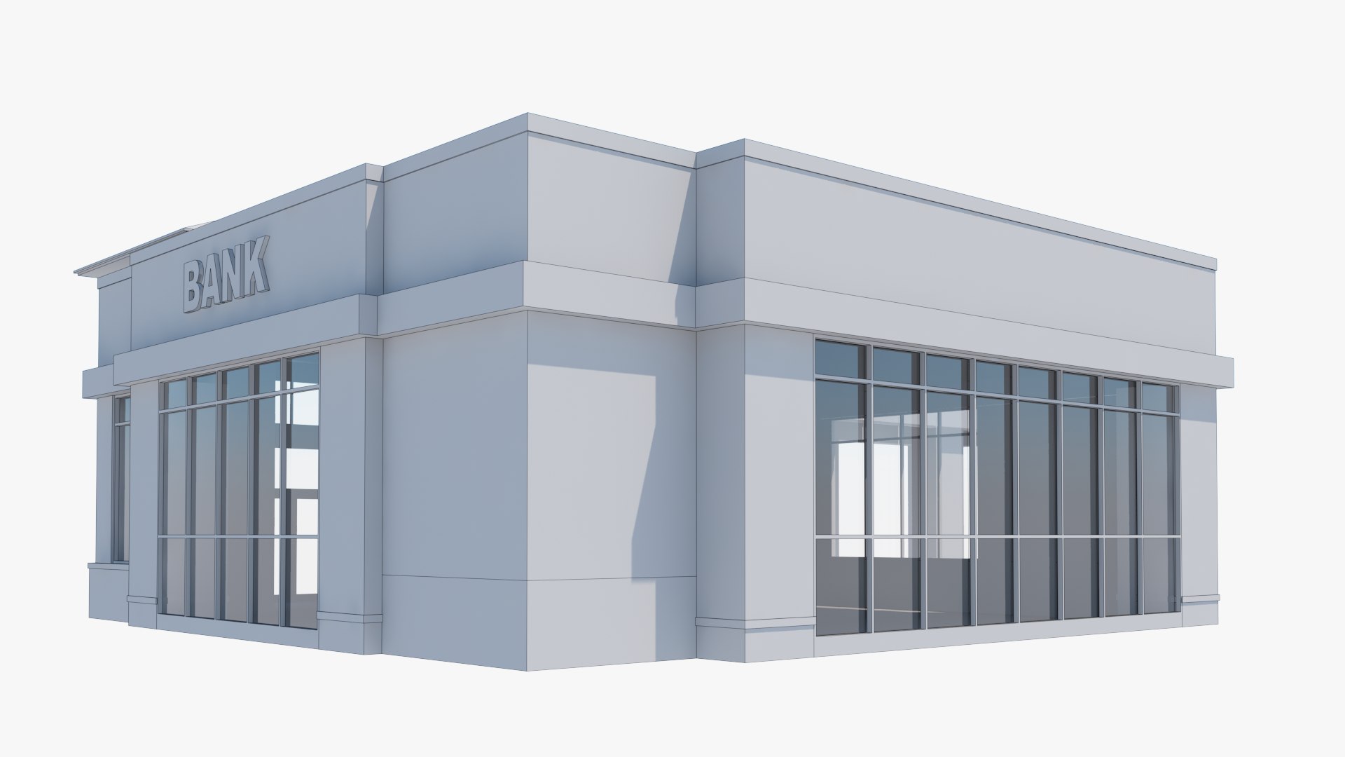 Bank 3D Model - TurboSquid 1455359