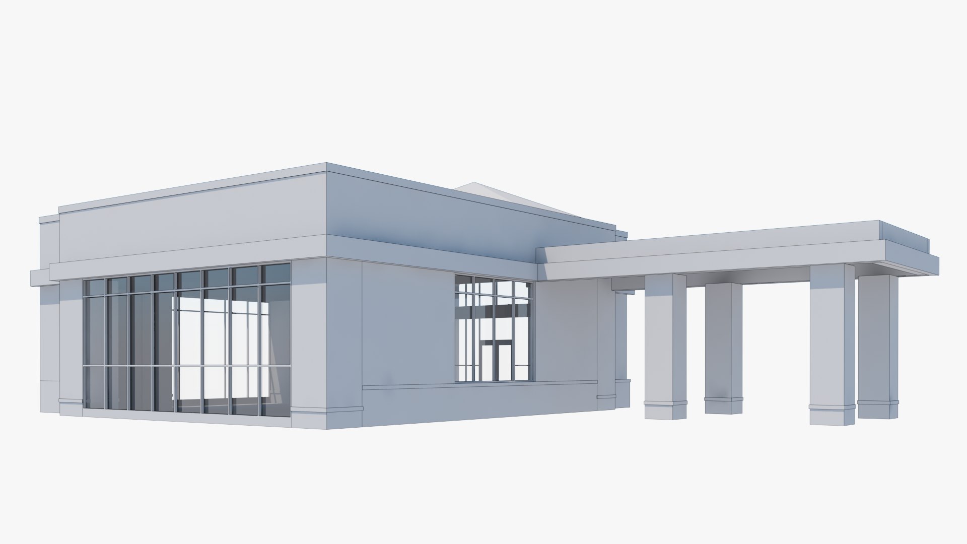 Bank 3D model - TurboSquid 1455359