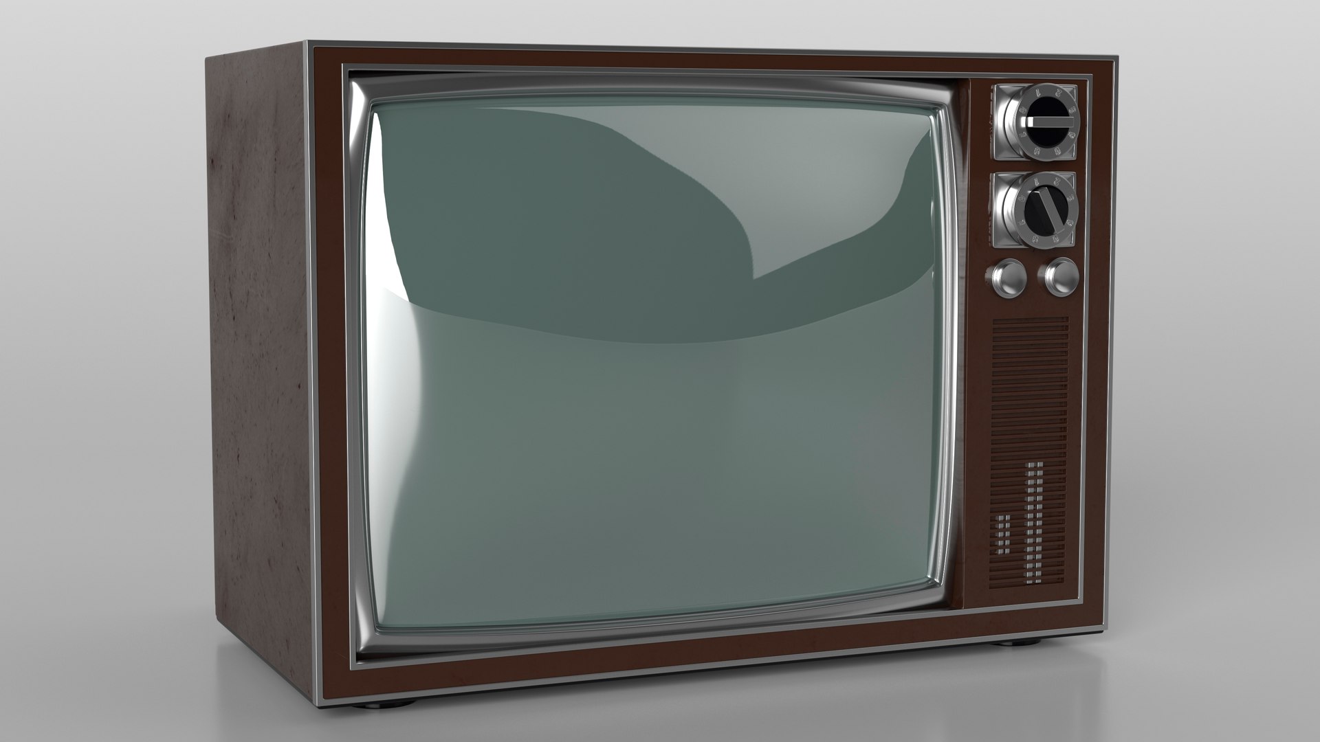 Vintage TV 3D Model - TurboSquid 2190589