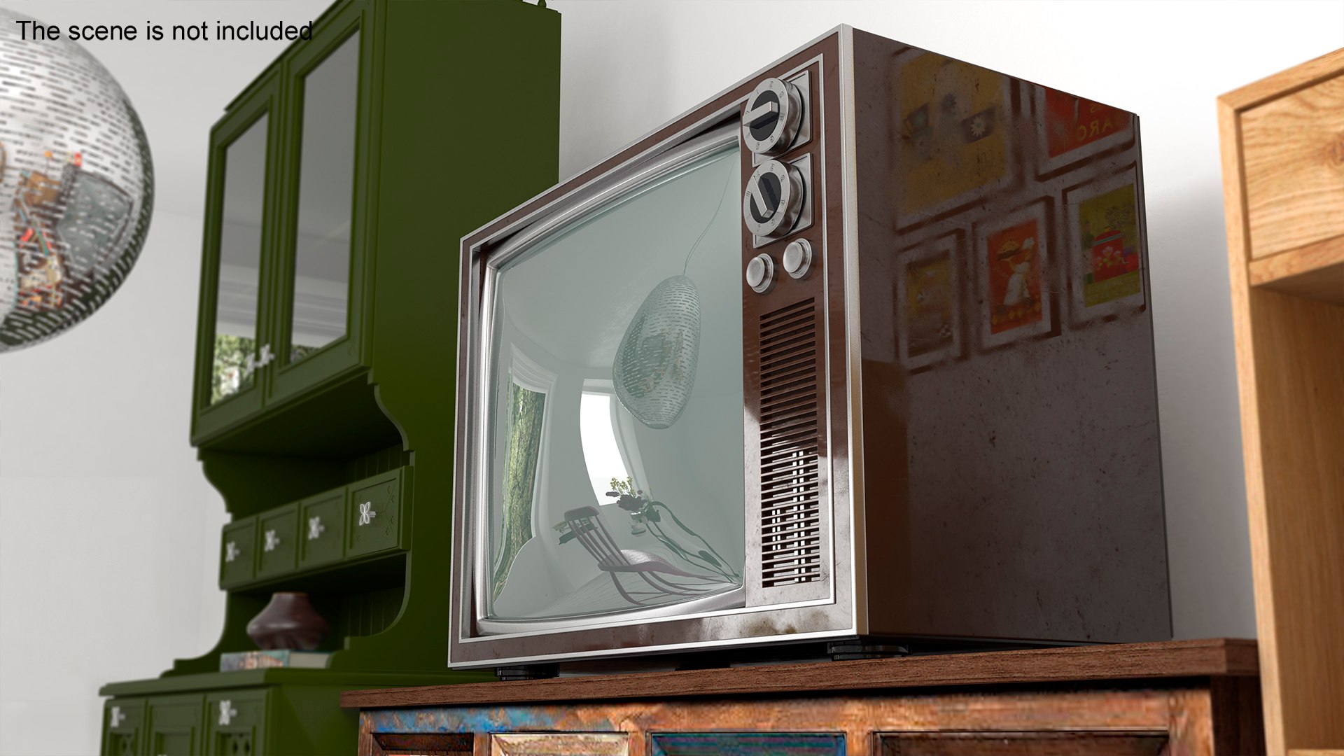 Vintage TV 3D Model - TurboSquid 2190589