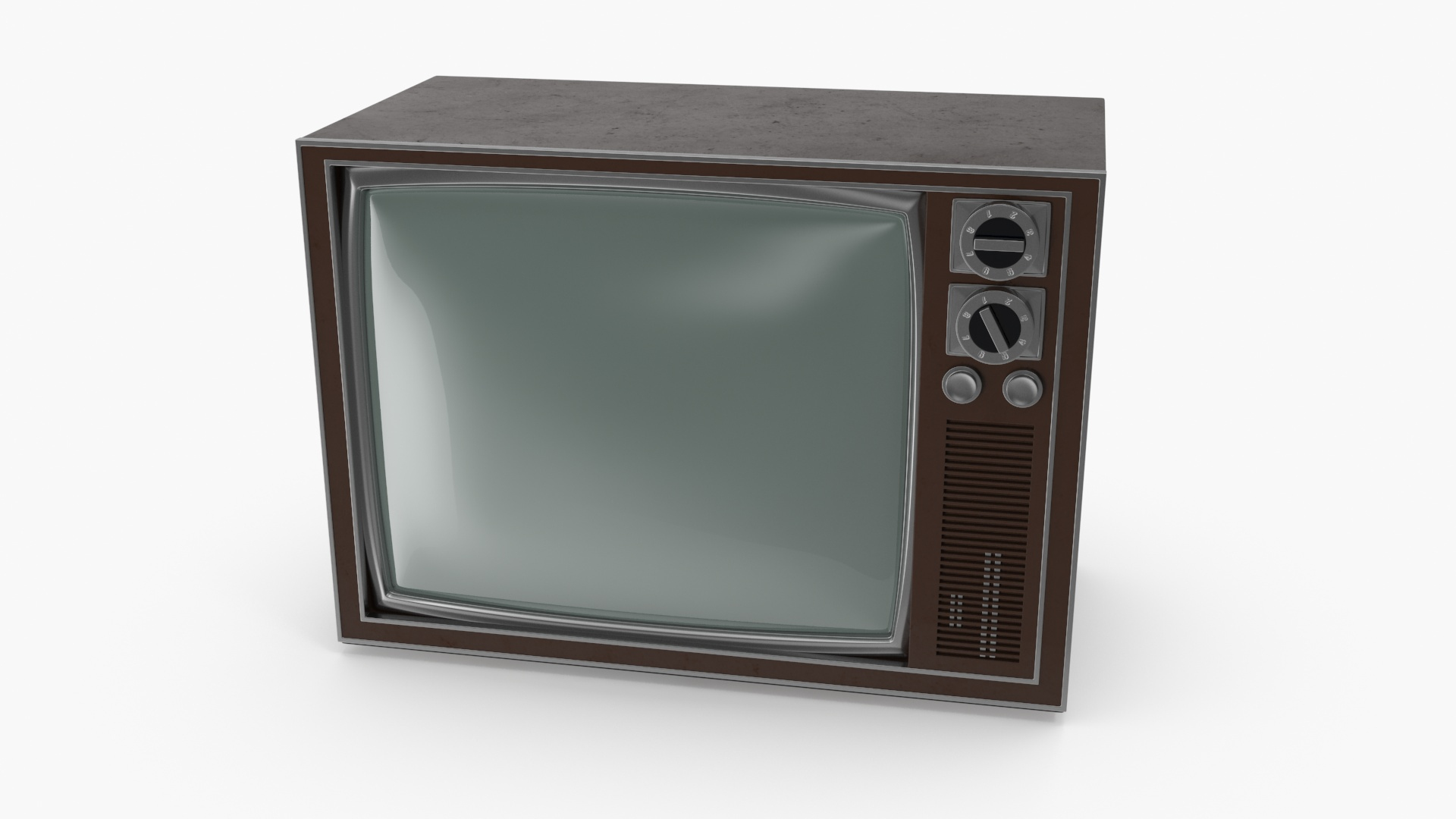 Vintage TV 3D Model - TurboSquid 2190589