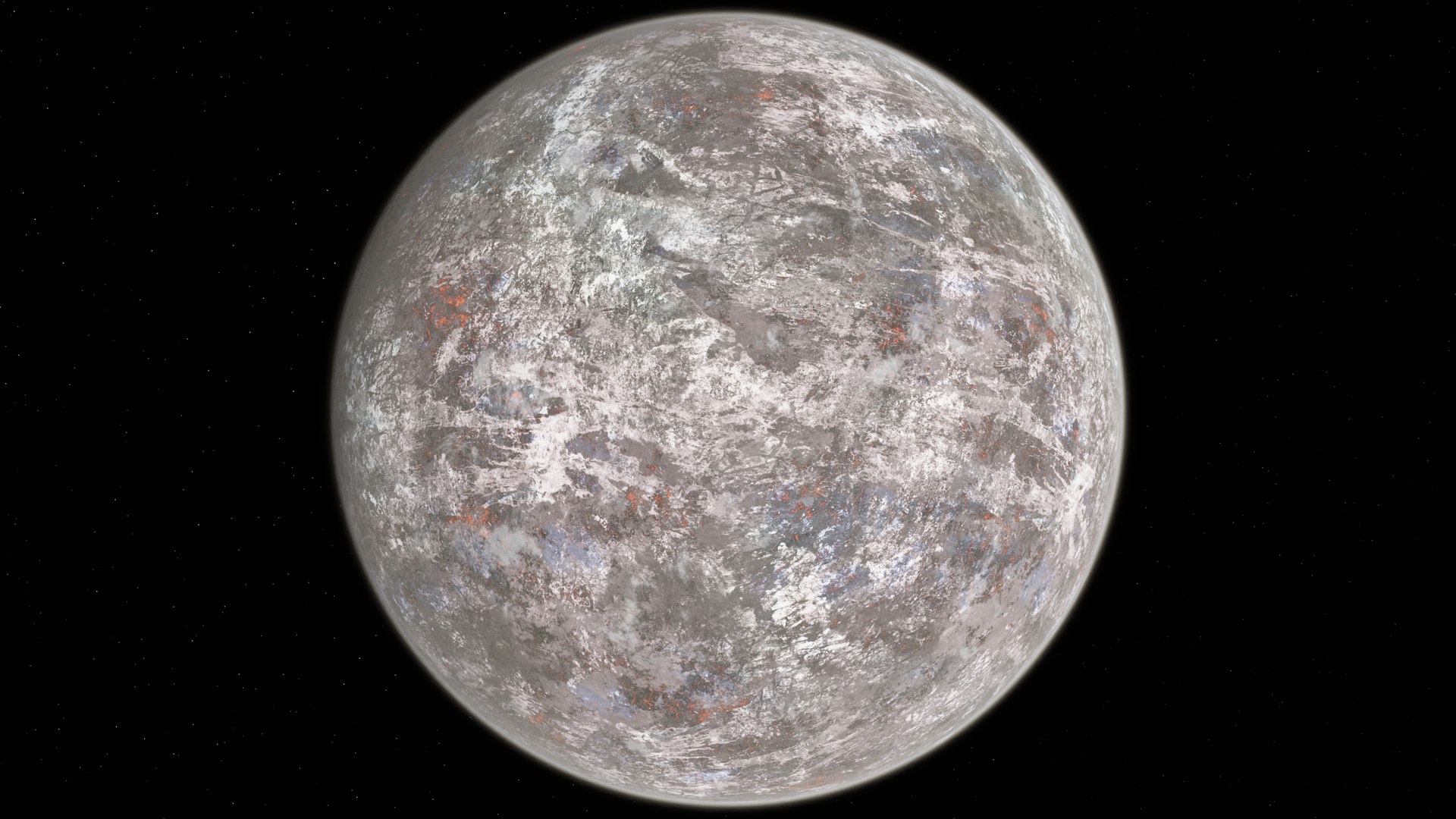 3D Model 8K Fictional Magma Planet 5 - TurboSquid 1931019