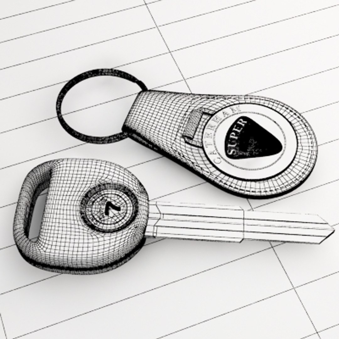 Car Key 3d Model