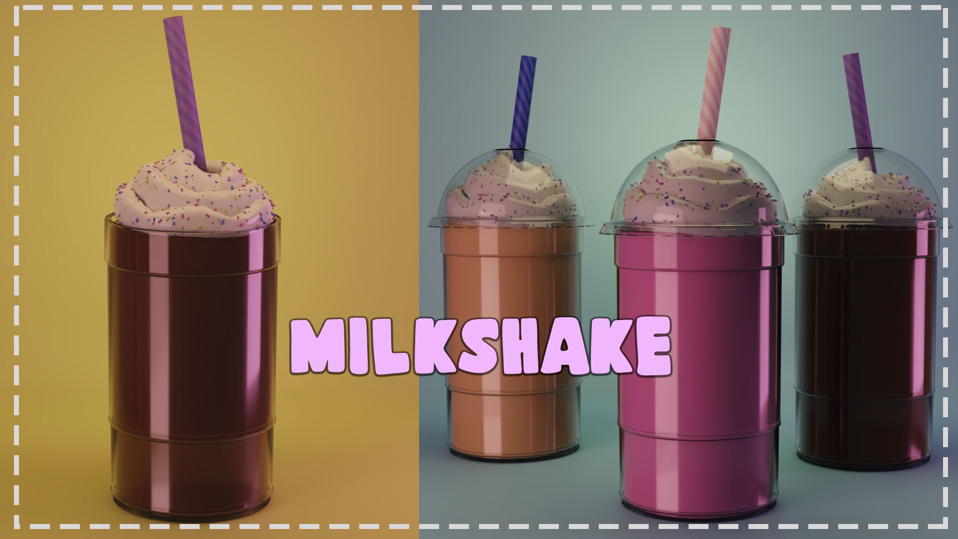 Milkshake model - TurboSquid 1796183