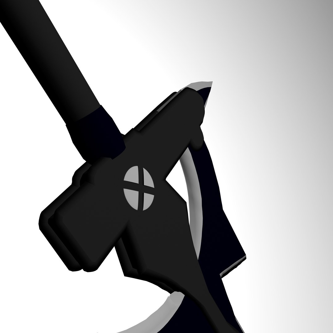 3d Model Elucidator Kirito Sword