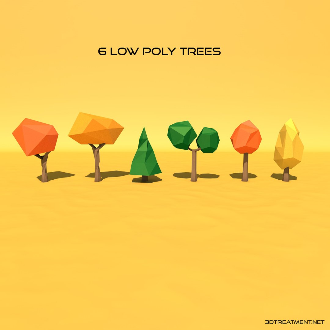 6 Trees 3ds