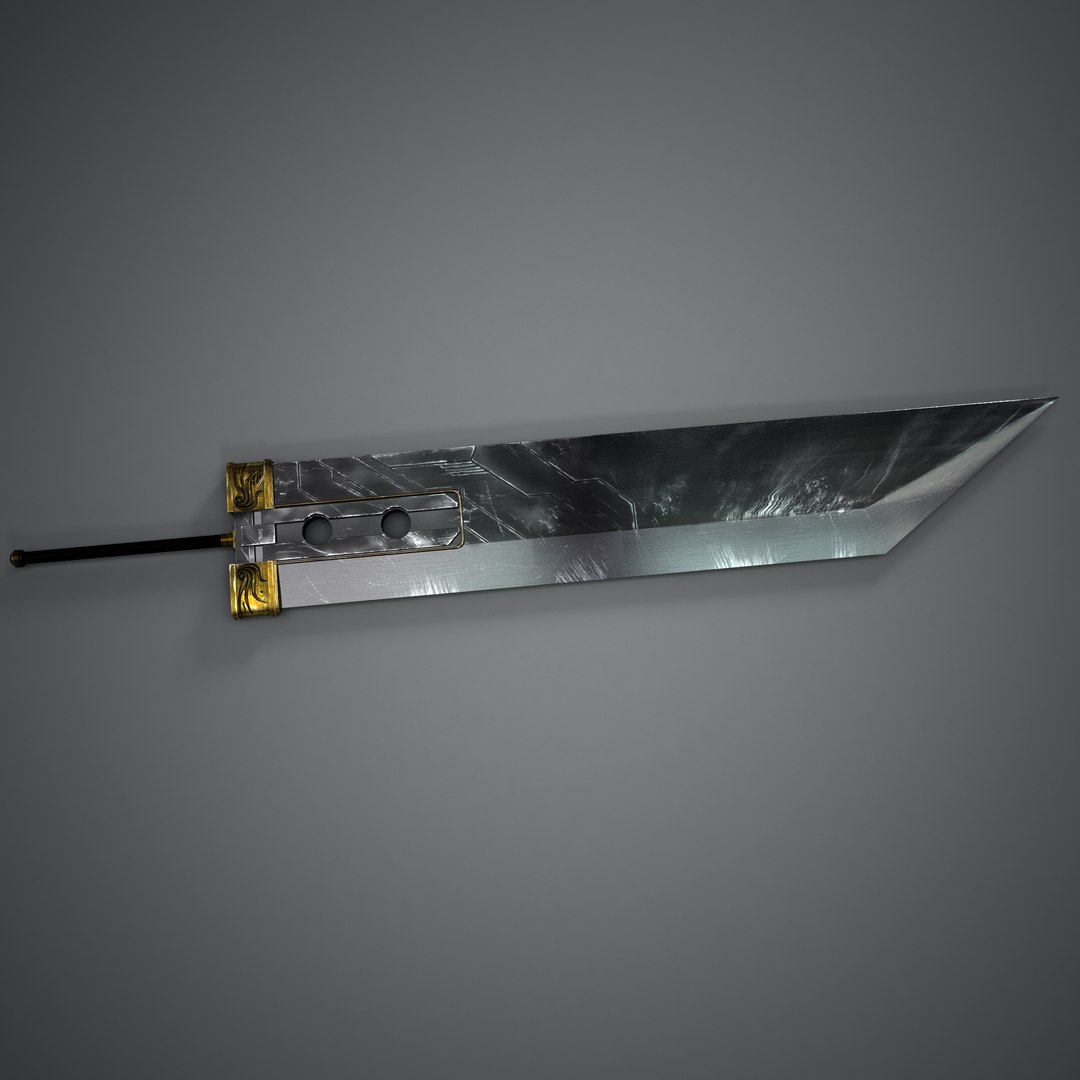 3D Final Fantasy Buster Sword - TurboSquid 1433522