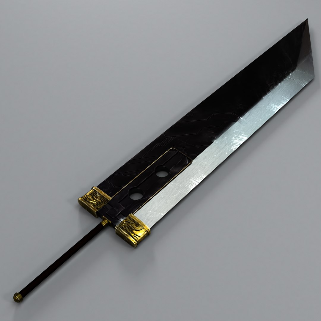 3D Final Fantasy Buster Sword - TurboSquid 1433522