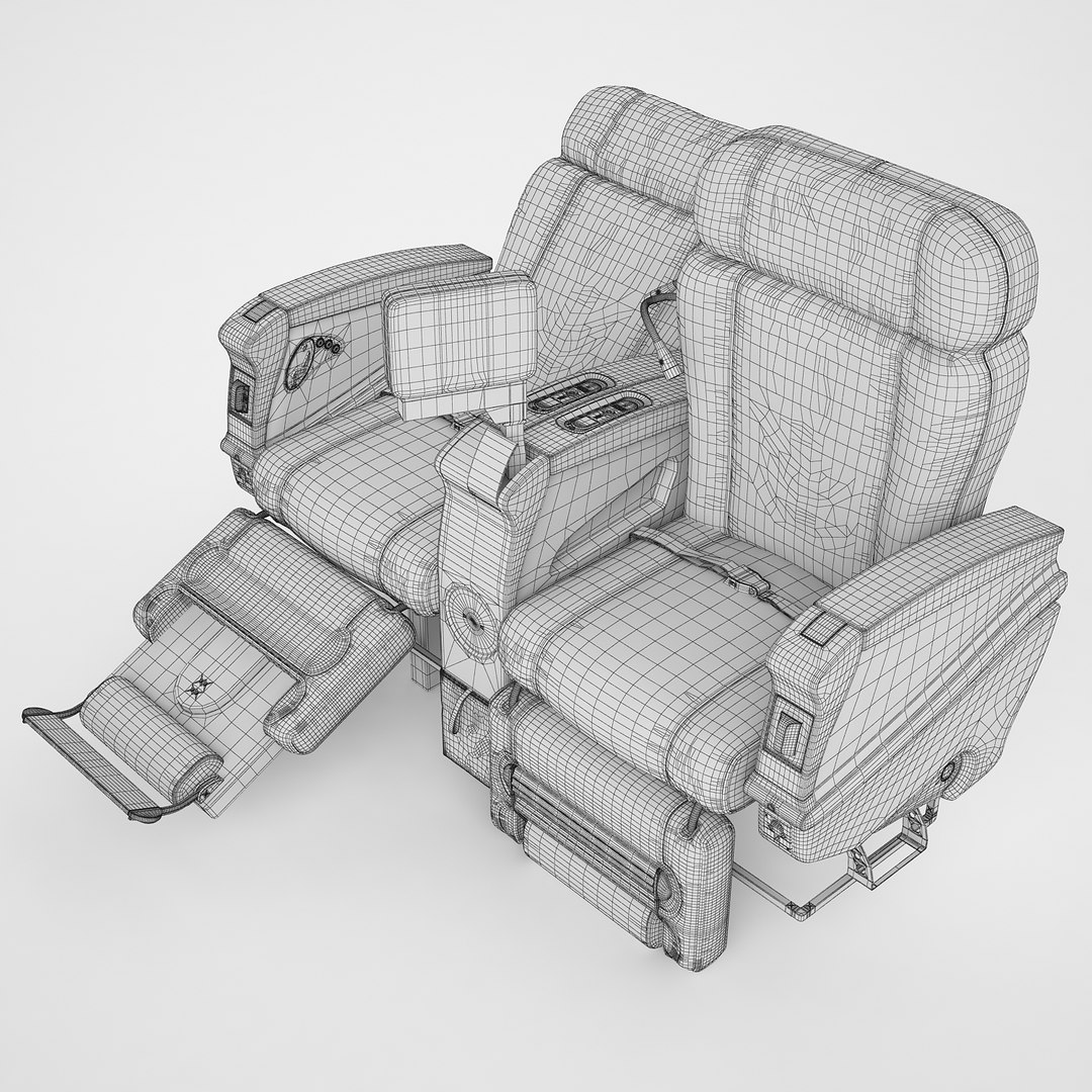 Class Airplane Chair 3D Model - TurboSquid 1273685