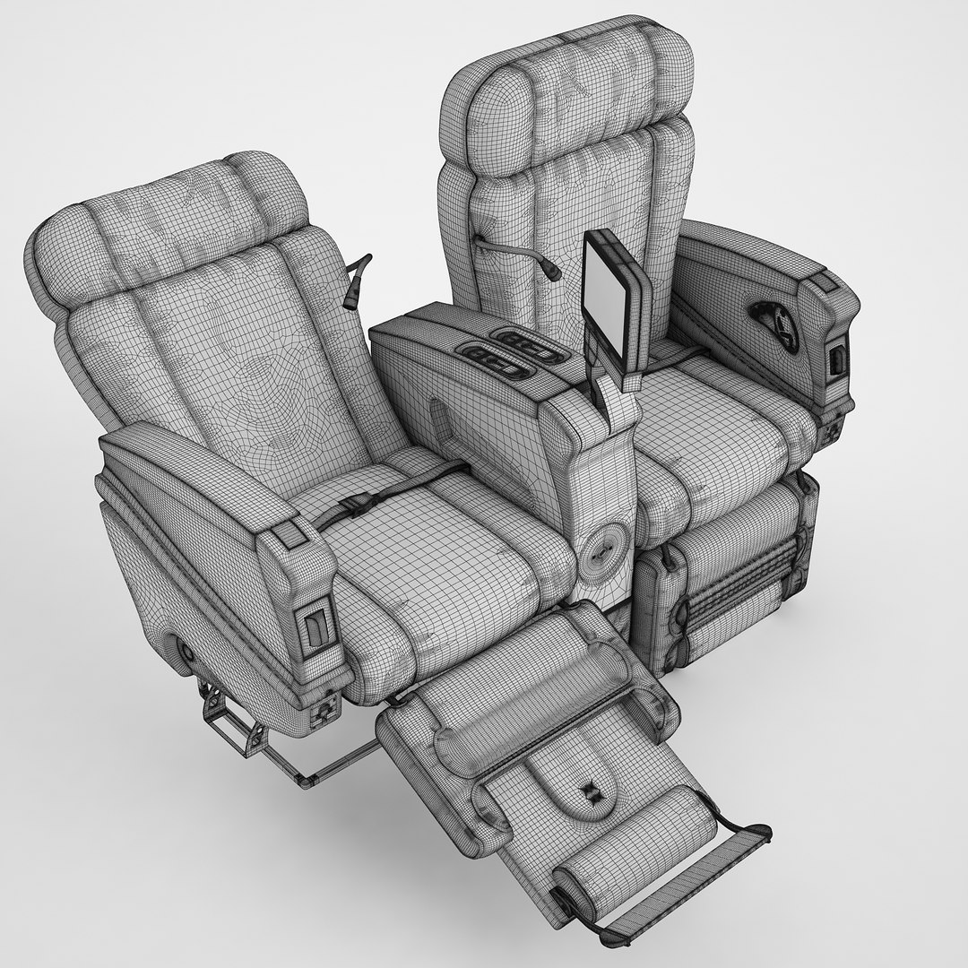 Class Airplane Chair 3D Model - TurboSquid 1273685