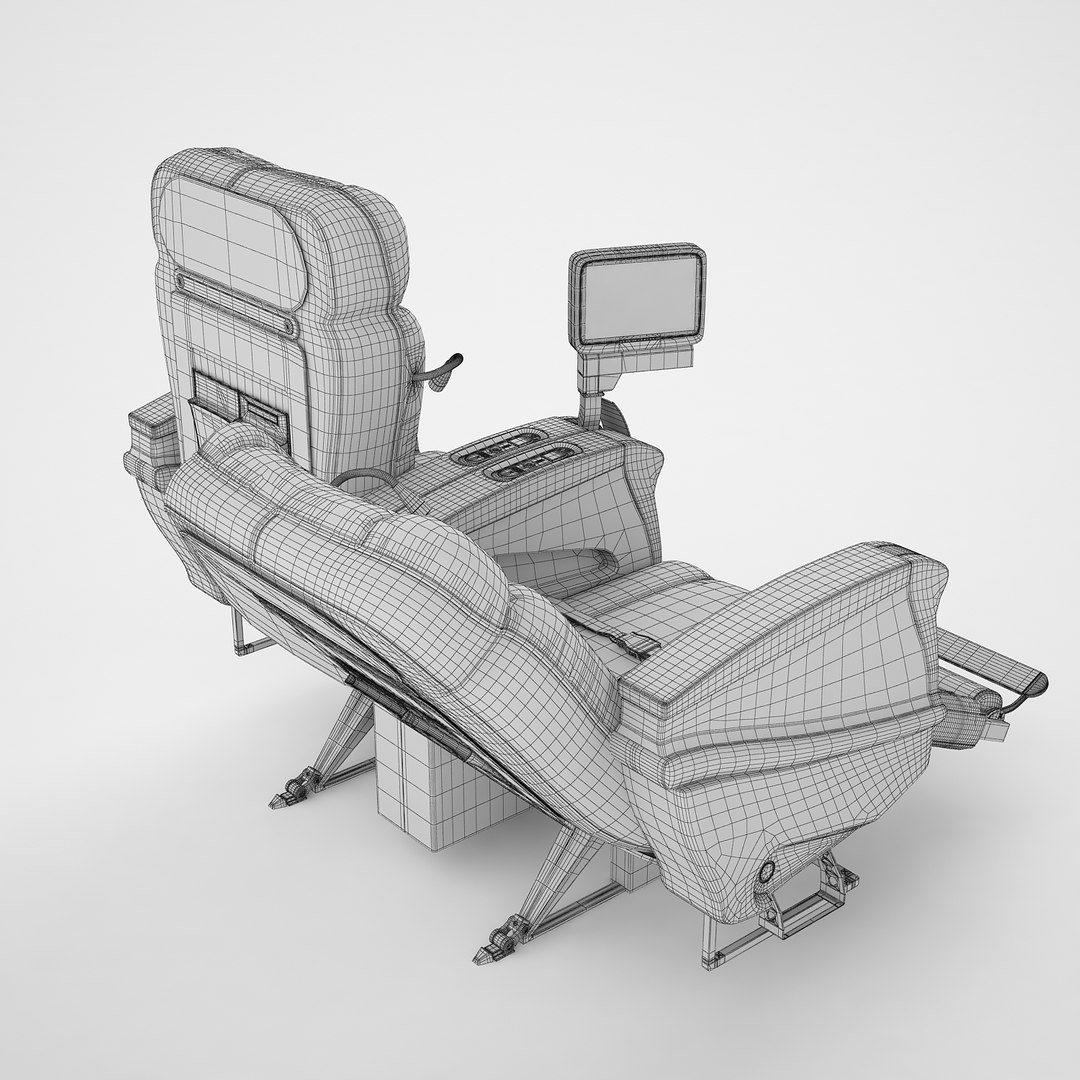 Class Airplane Chair 3D Model - TurboSquid 1273685