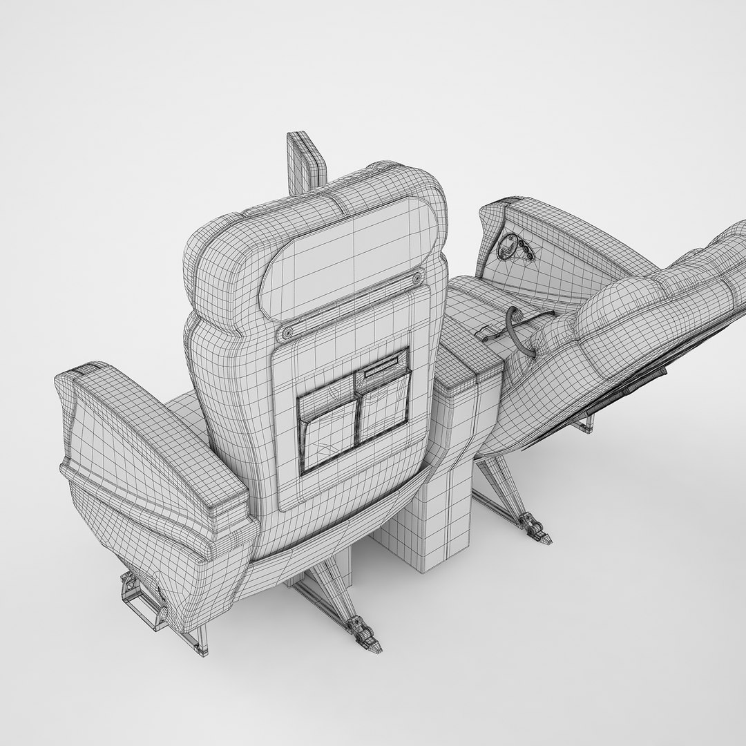 Class Airplane Chair 3D Model - TurboSquid 1273685