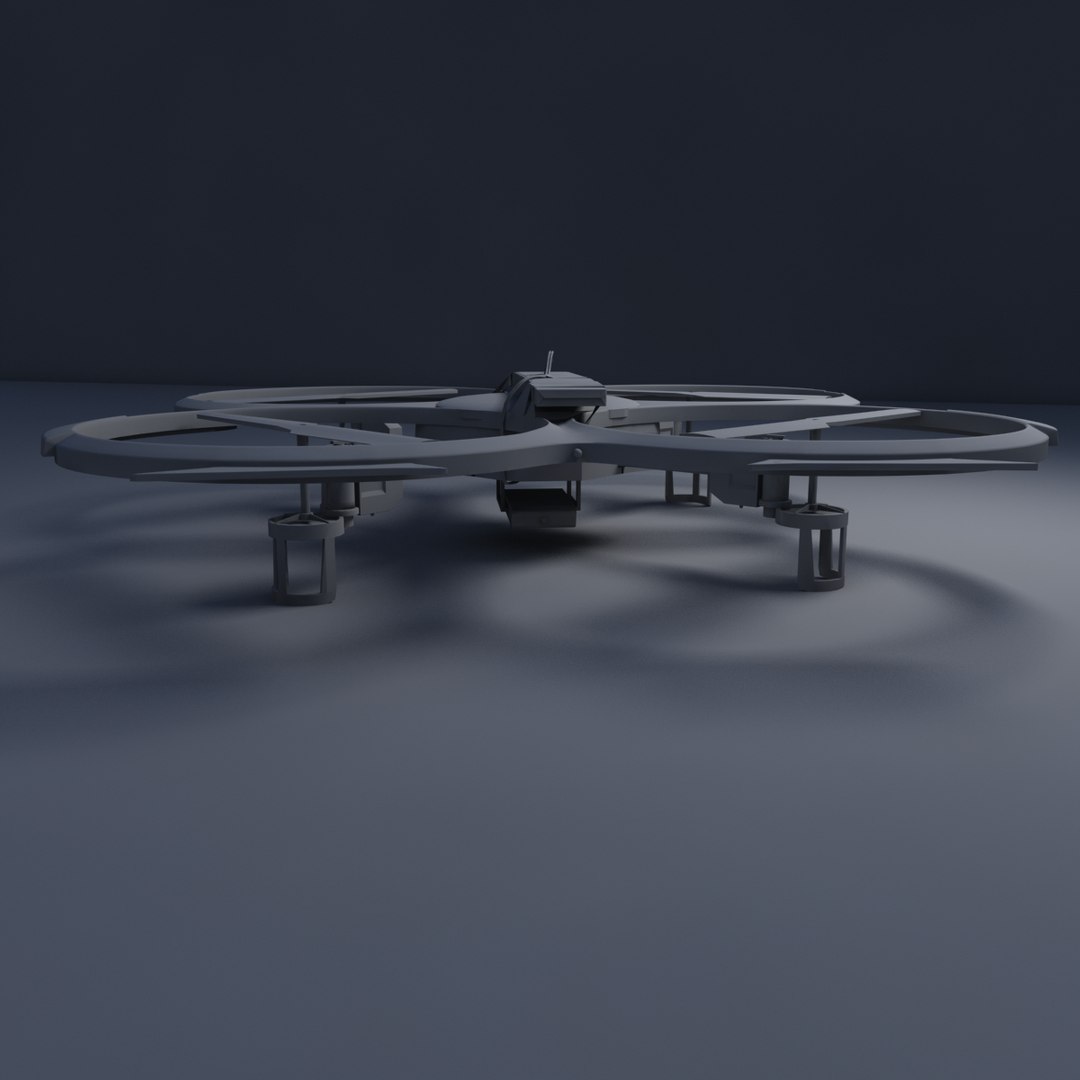 3d Model Of Drone Quadcopter