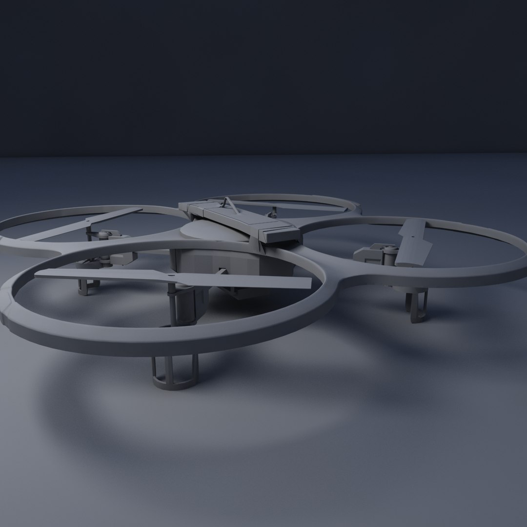 3d Model Of Drone Quadcopter