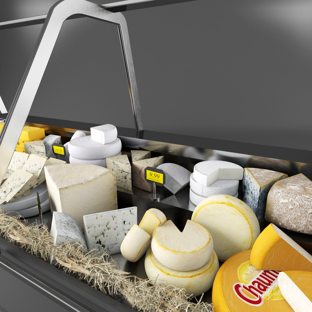 3d Cheese Deli Model