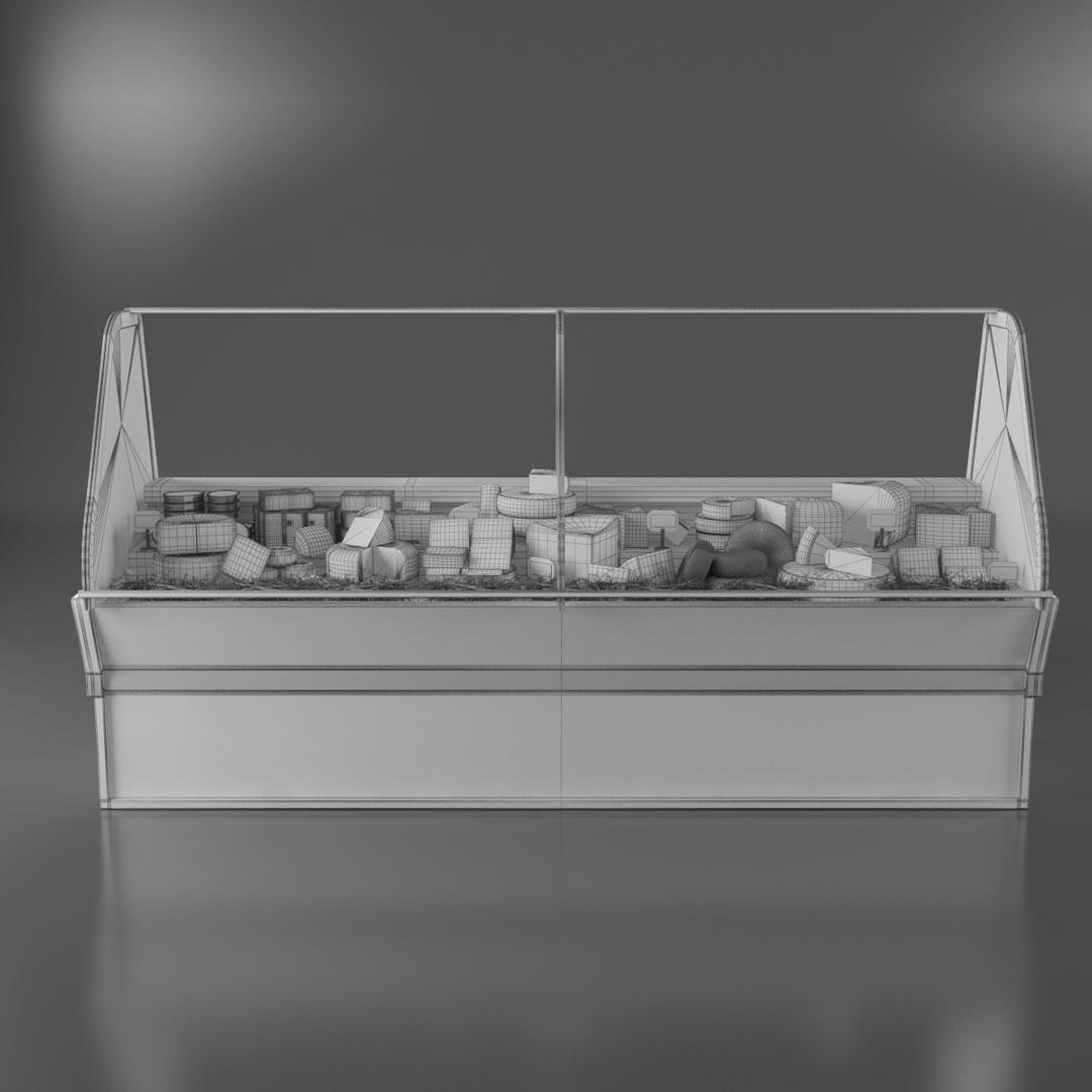 3d cheese deli model