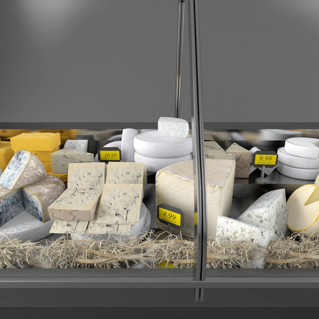 3d Cheese Deli Model