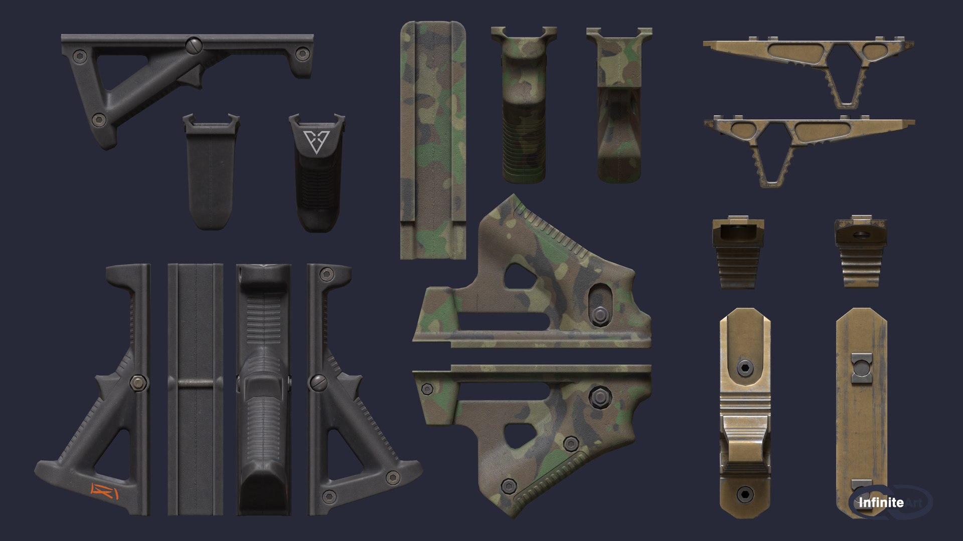 3D Model Grip - TurboSquid 1914552