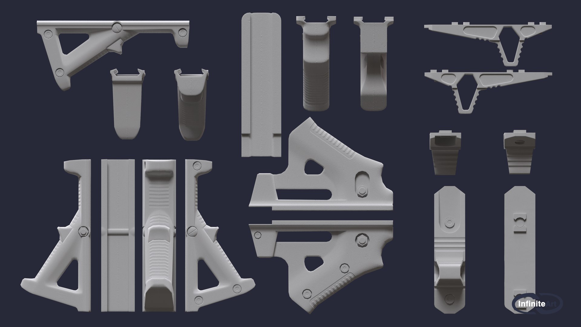 3D Model Grip - TurboSquid 1914552