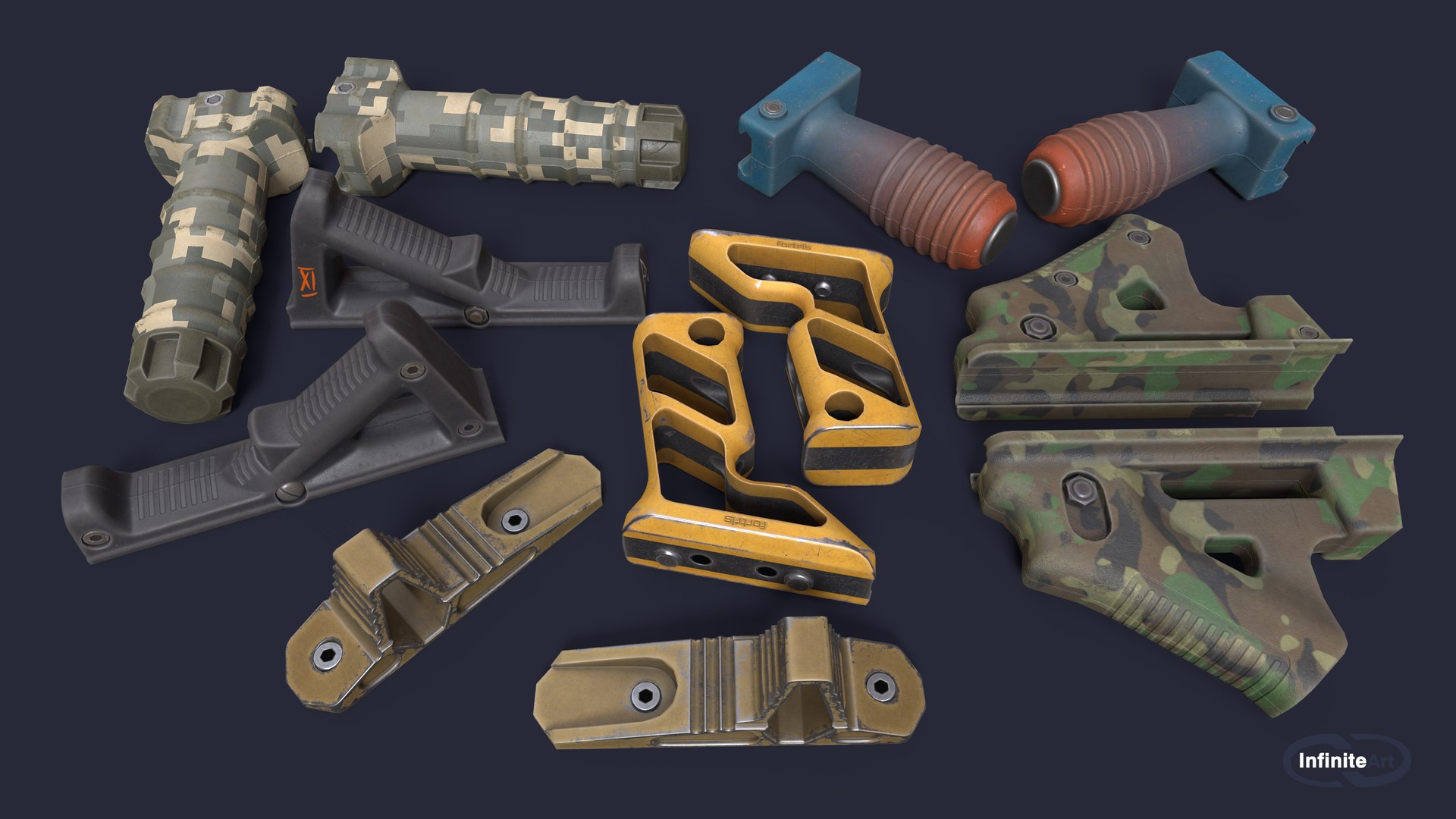 3D Model Grip - TurboSquid 1914552