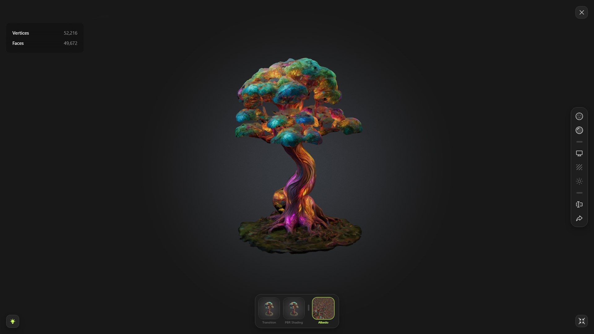 3D Colorful Fantasy Tree With Intricate Leaf Patterns - TurboSquid 2301407