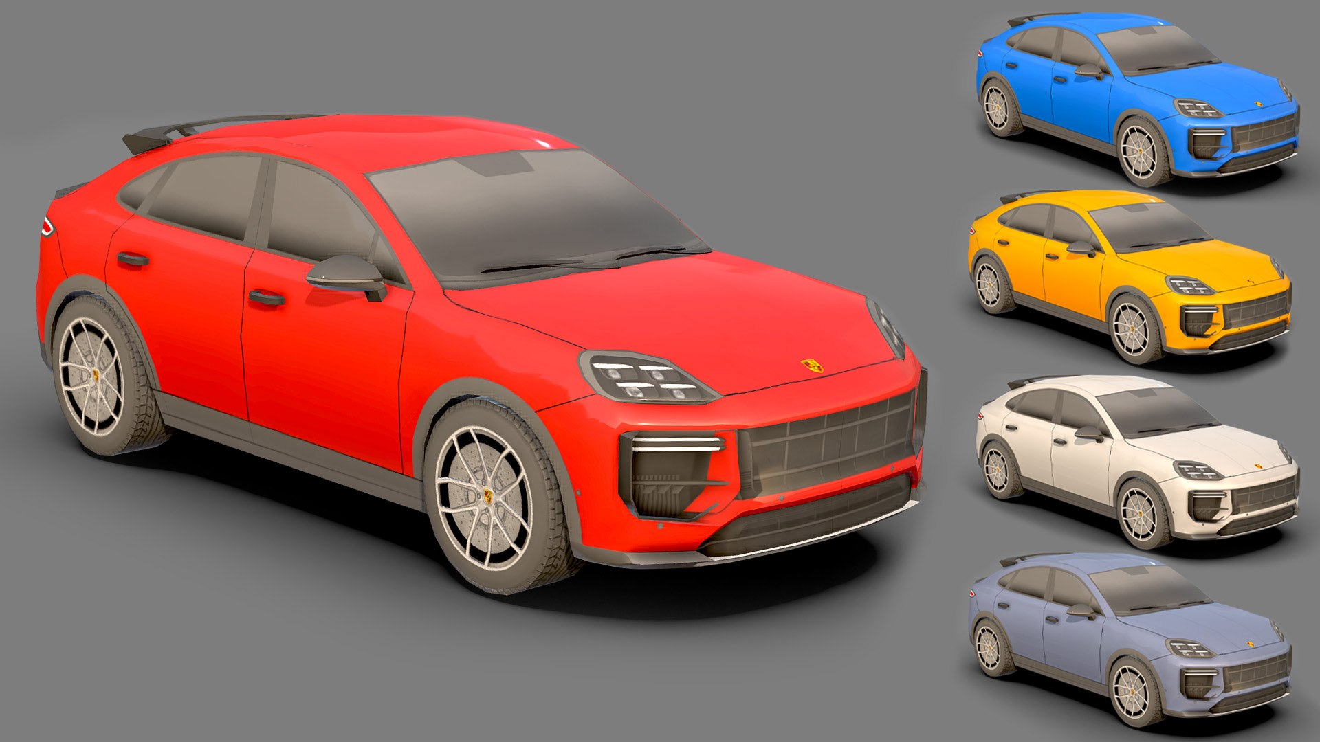 3D Model Porsche Cayenne - TurboSquid 2273351