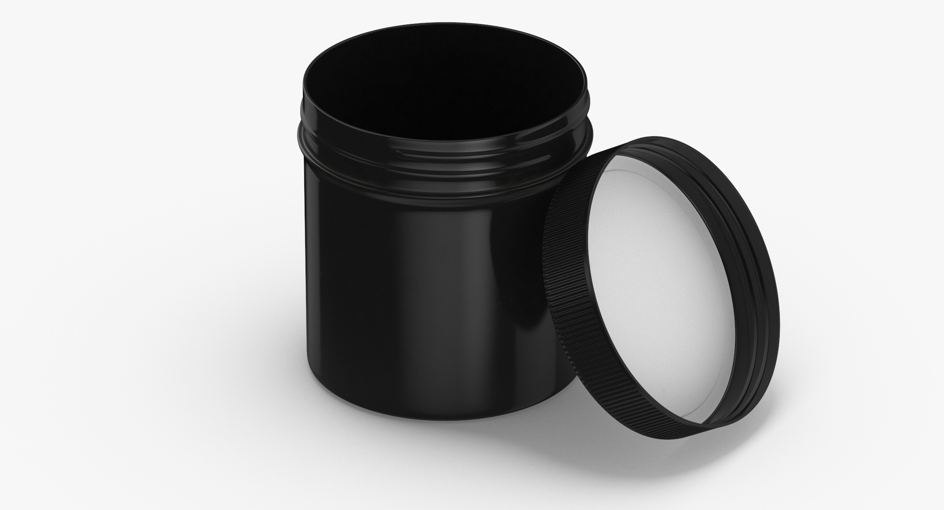 Plastic Jar Wide Mouth 3D Model - TurboSquid 1555203