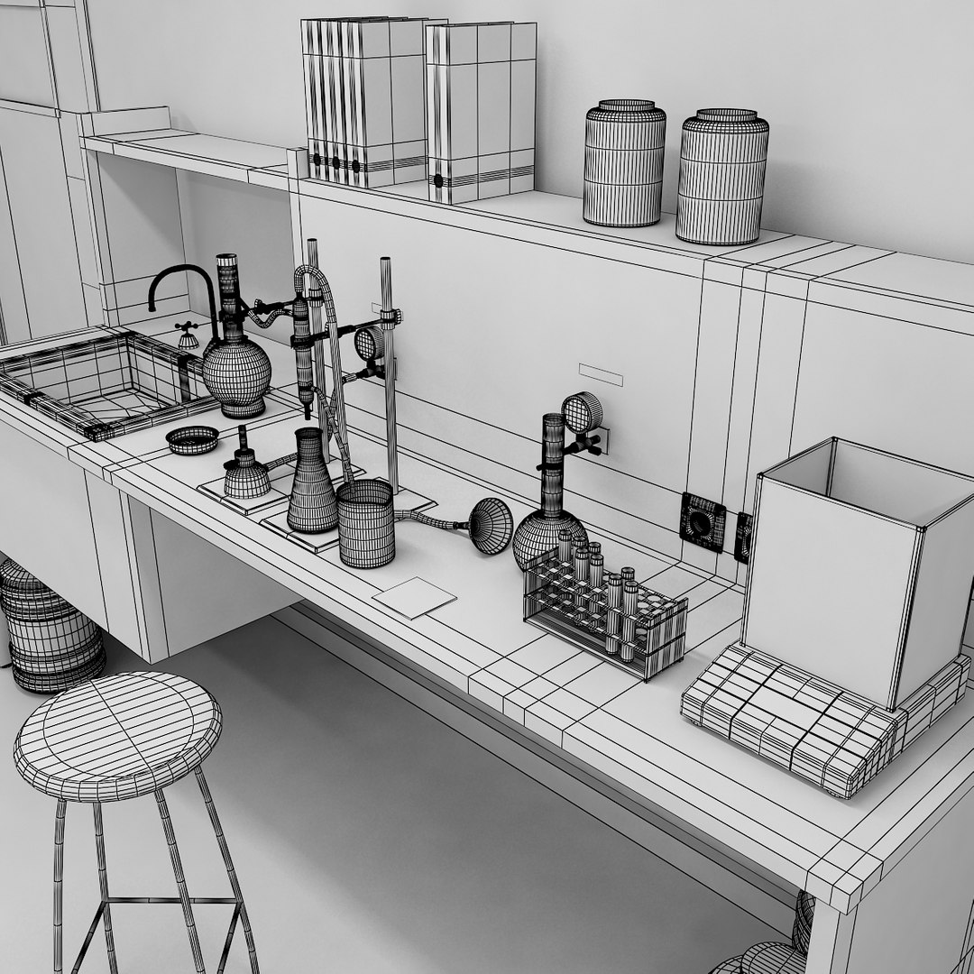 Chemistry Laboratory 3d Model