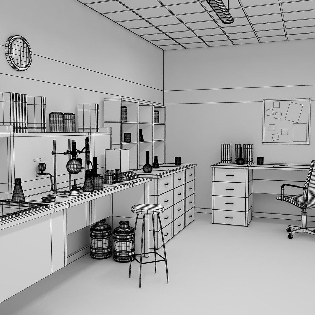 Chemistry Laboratory 3d Model