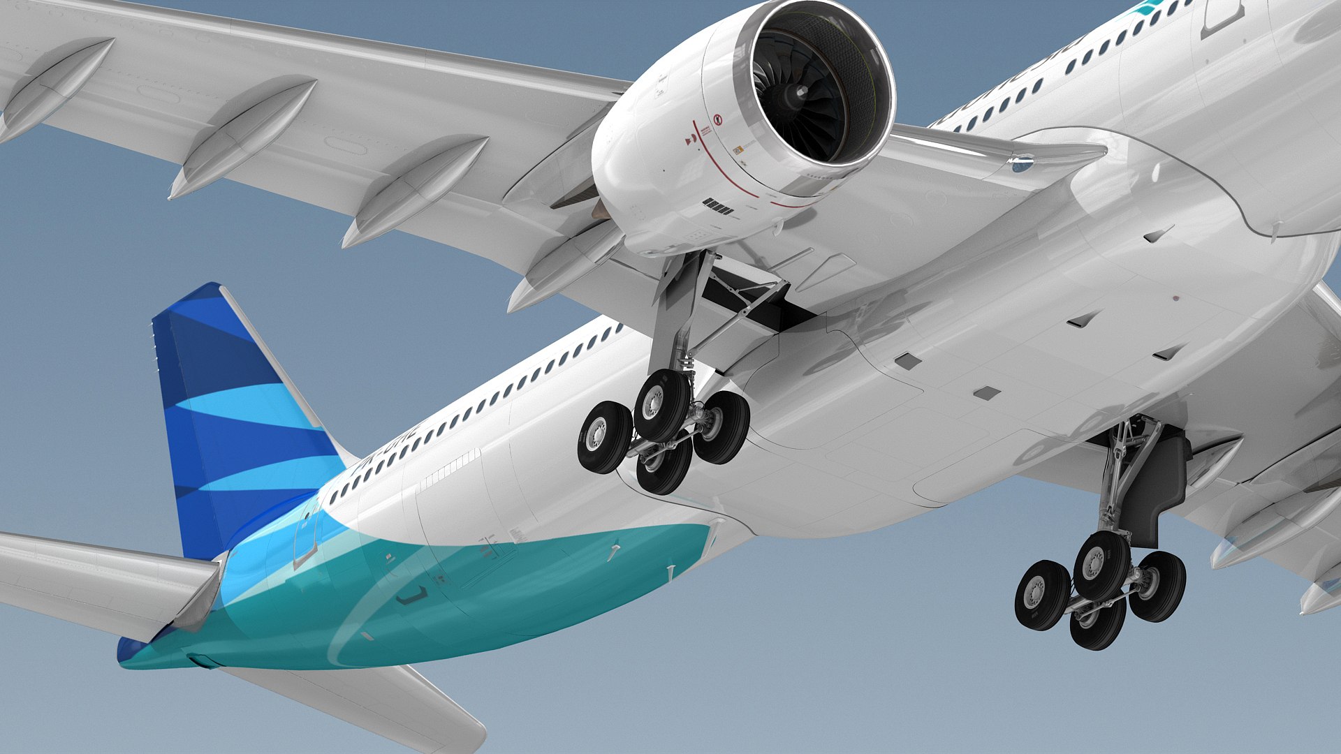 3D Airbus A330neo Garuda Indonesia - TurboSquid 1961808