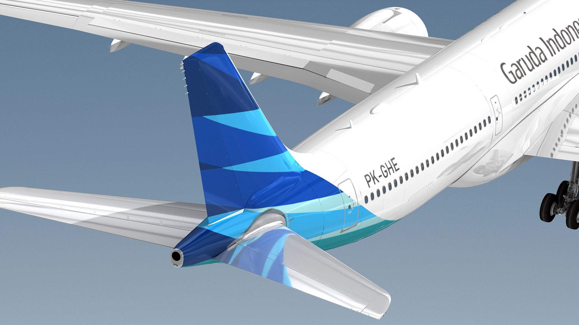 3D Airbus A330neo Garuda Indonesia - TurboSquid 1961808