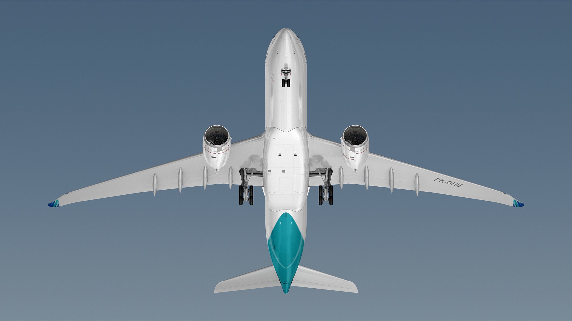 3D Airbus A330neo Garuda Indonesia - TurboSquid 1961808